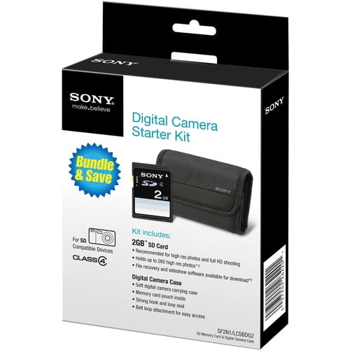 Sony Digital Camera Starter Kit w/ 25 Bonus Prints Coupon - Walmart.com