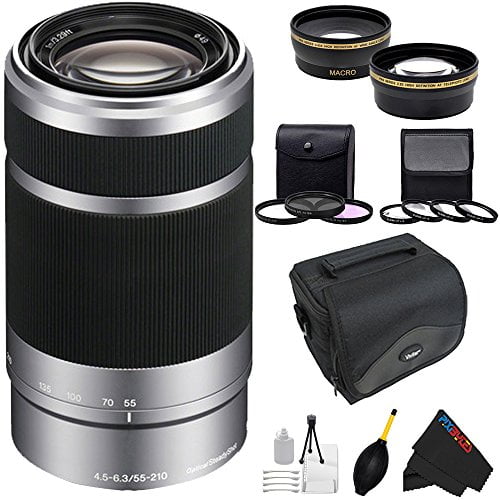 Sony E 55-210mm F4.5-6.3 OSS Mirrorless Zoom Lens for E-Mount Cameras ...