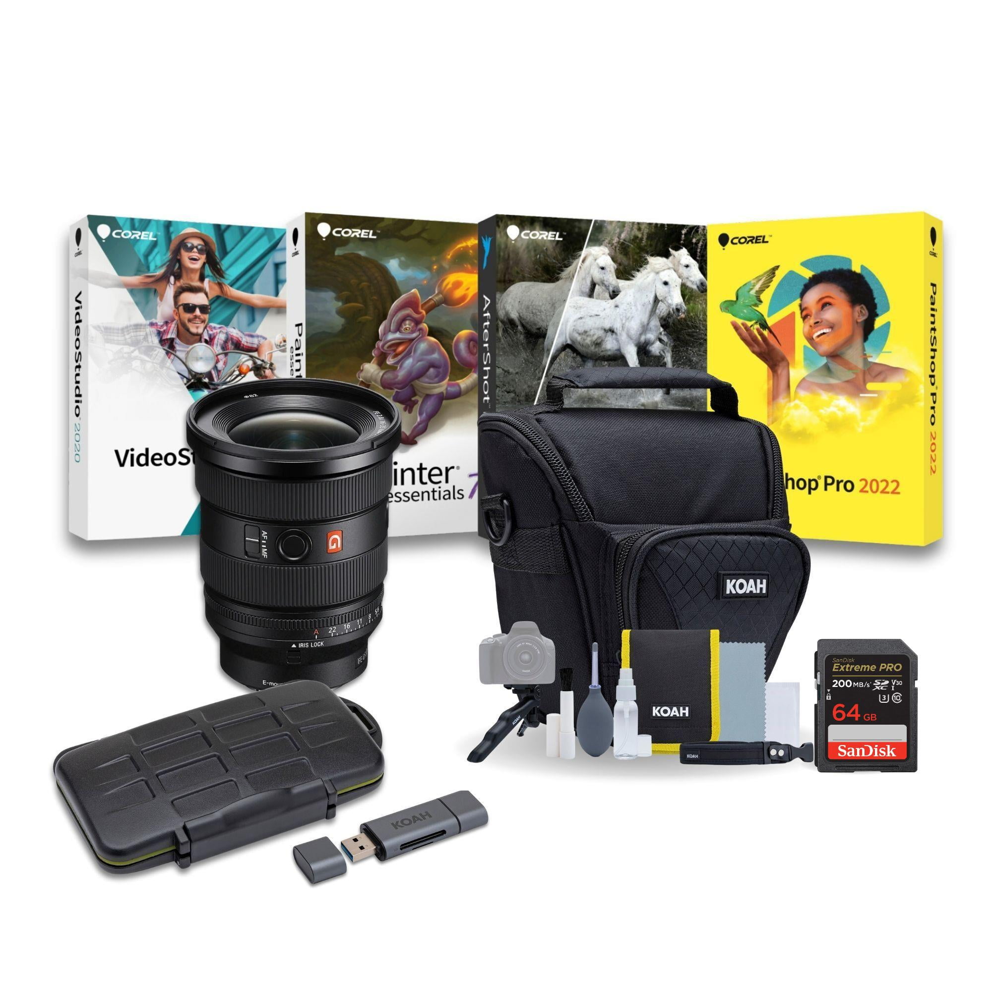 Sony E 70-350mm f/4.5-6.3 G OSS Lens - Telephoto Zoom Lens with 64GB ...