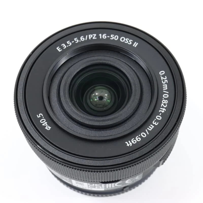 Sony E PZ 16-50mm f/3.5-5.6 OSS II Lens (Black, White Box) - Walmart.com