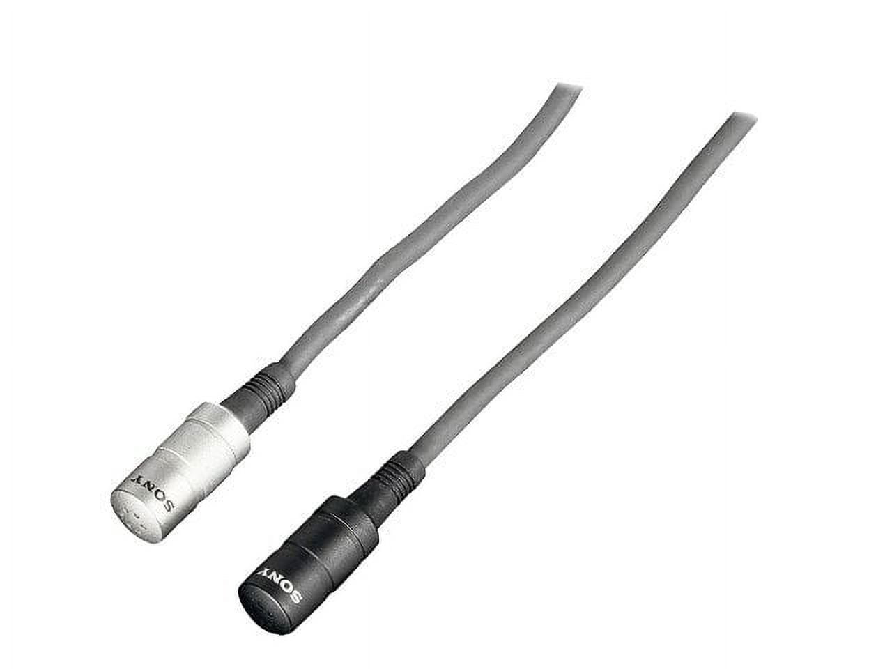 Sony ECM-77B Lapel Microphone with External Recording System - Black ...