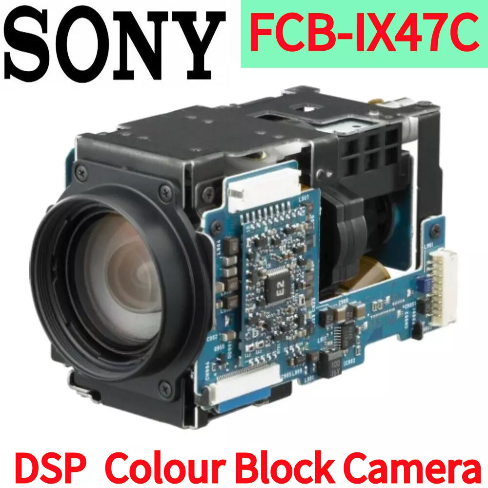 Sony FCB-IX47C FCB-IX47CP 18x Optical Zoom Color Block Camera New ...