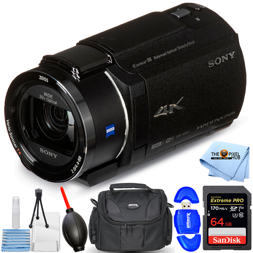 Sony FDR-AX43 UHD 4K Handycam Camcorder - Movie Camera & Video Recorder ...