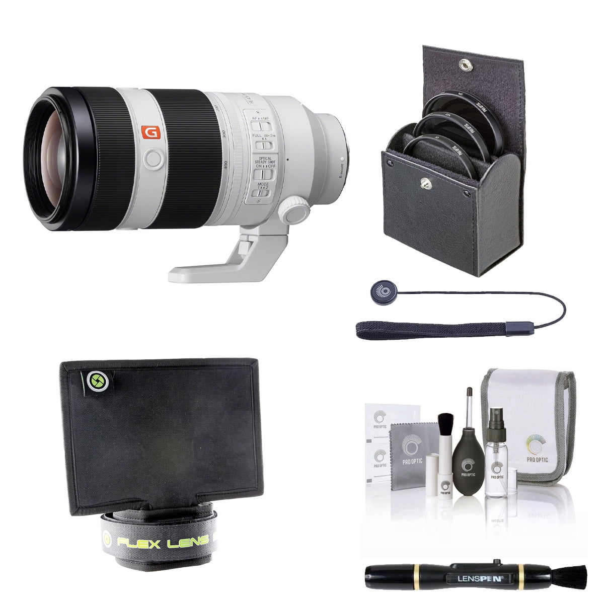 Sony FE 100-400mm f/4.5-5.6 GM OSS Lens for Sony E, Bundle with ...