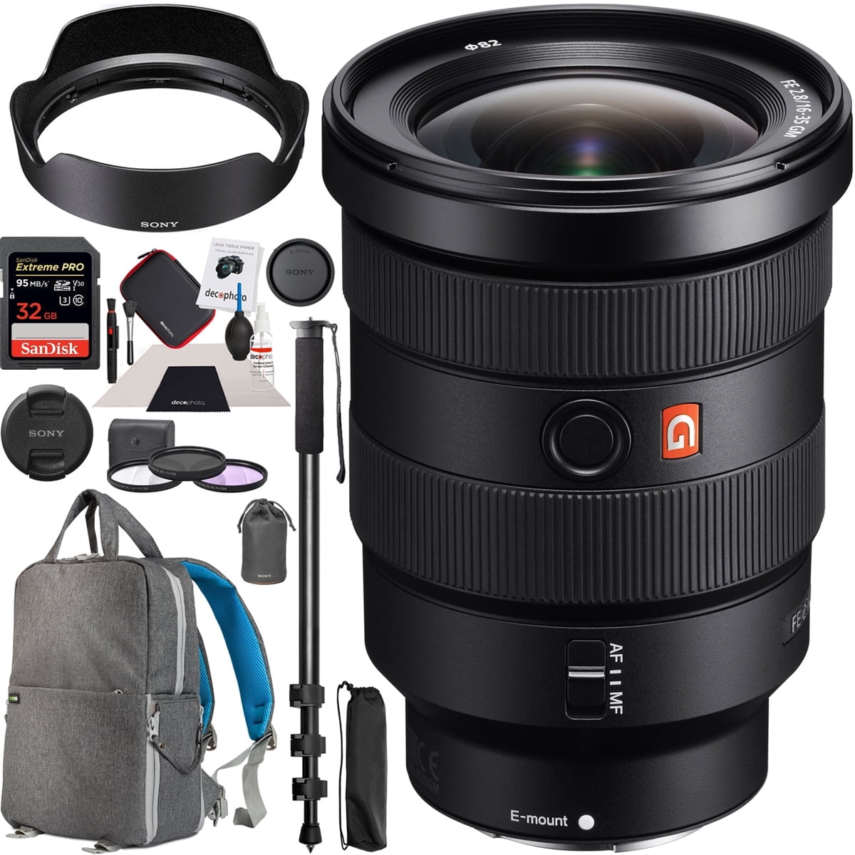 Sony FE 16-35mm F2.8 GM G Master Full-frame Lens Wide-angle Zoom for Sony E-Mount SEL1635GM ...