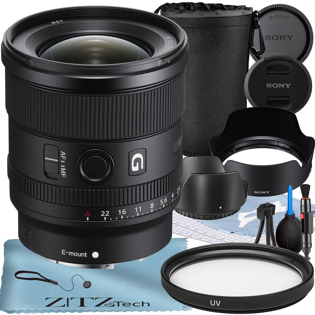 Sony FE 20mm f/1.8 G Lens with UV Filter + Cleaning Kit + ZeeTech ...
