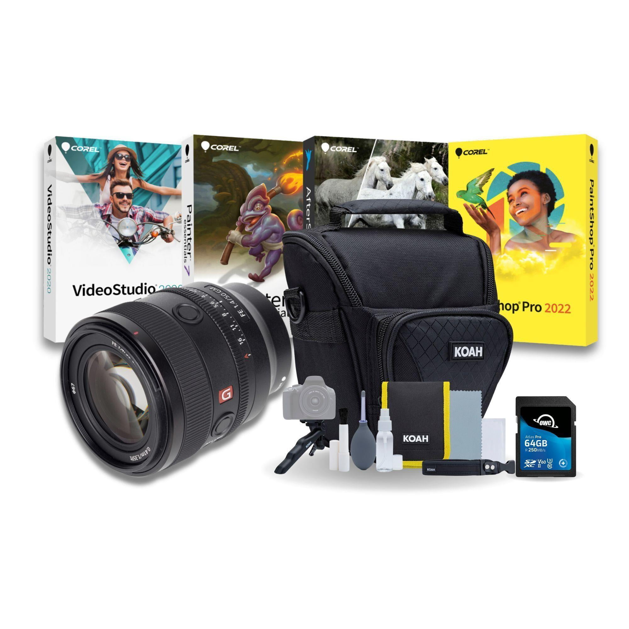 Sony FE 35mm f/1.4 GM Full-Frame Wide Angle G Master Lens with Editing ...