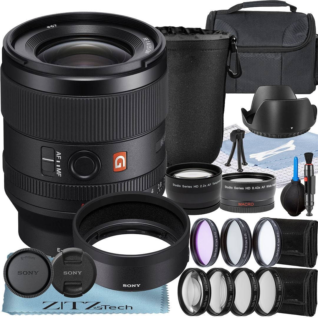 Sony FE 35mm f/1.4 GM Lens with Wide angle + Filter Kit + ZeeTech ...