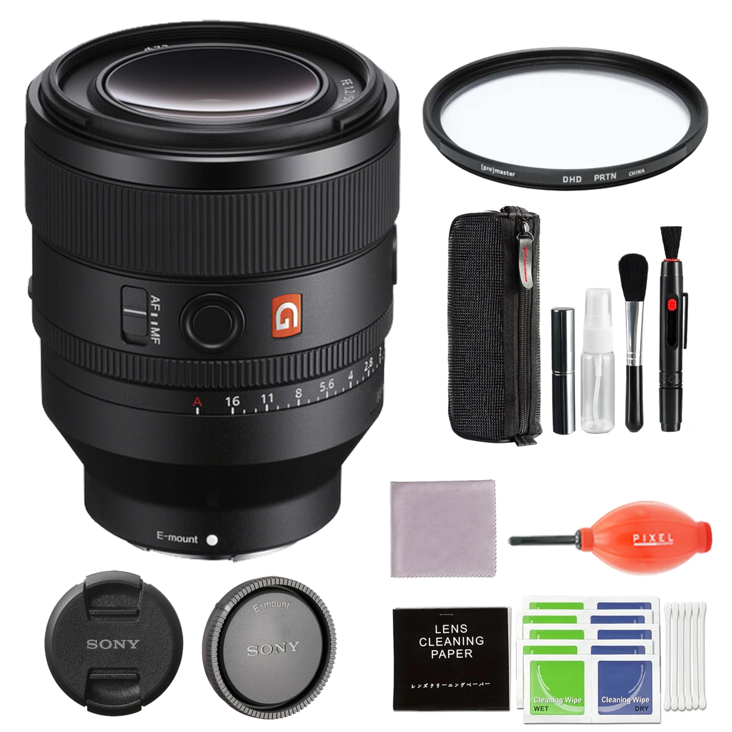 Sony FE 50mm F1.2 GM (SEL50F12GM) Full-Frame Lens Bundle with 72MM ...