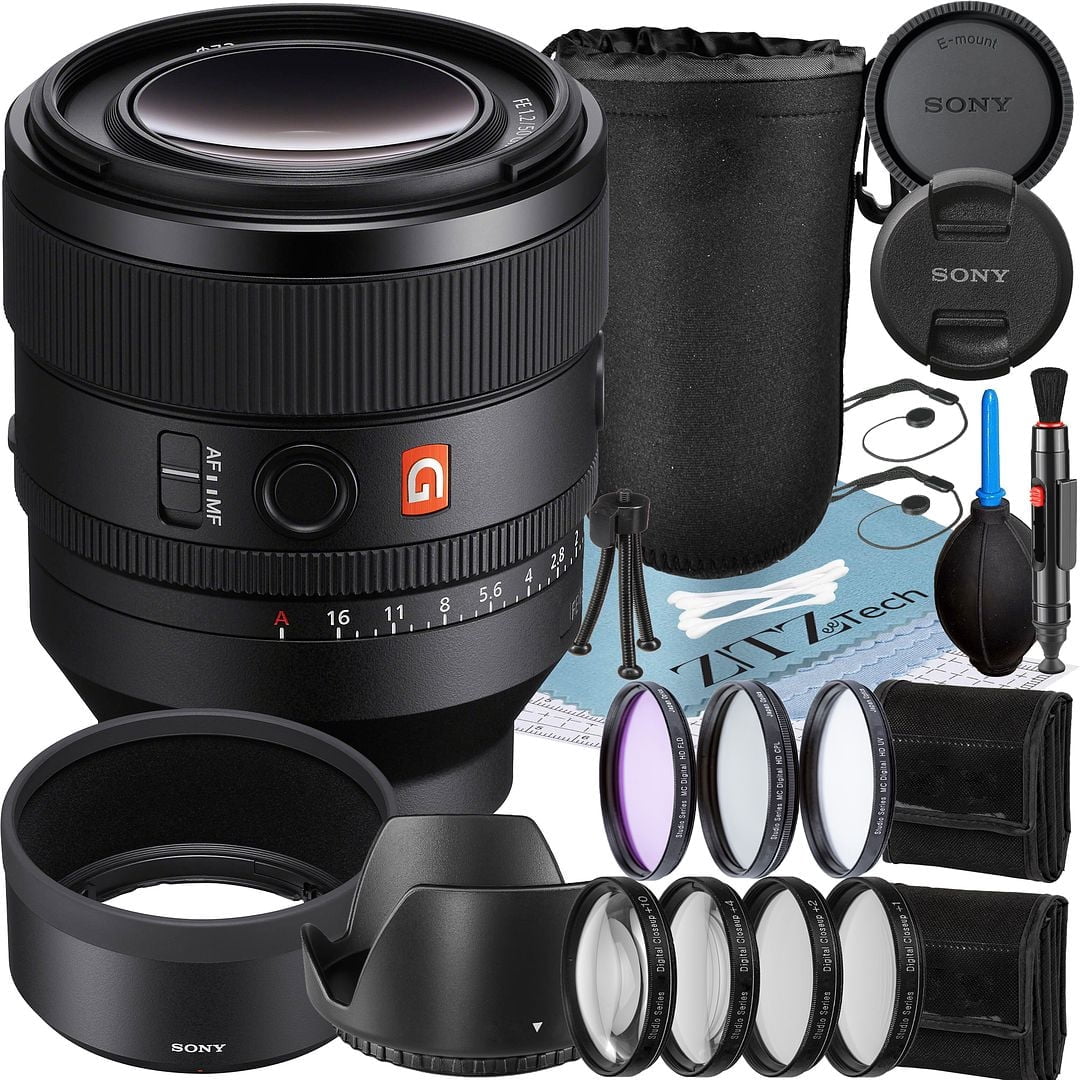 Sony Camera Lens FE 50mm f/1.2 GM with Filter Kit + ZeeTech Advanced ...