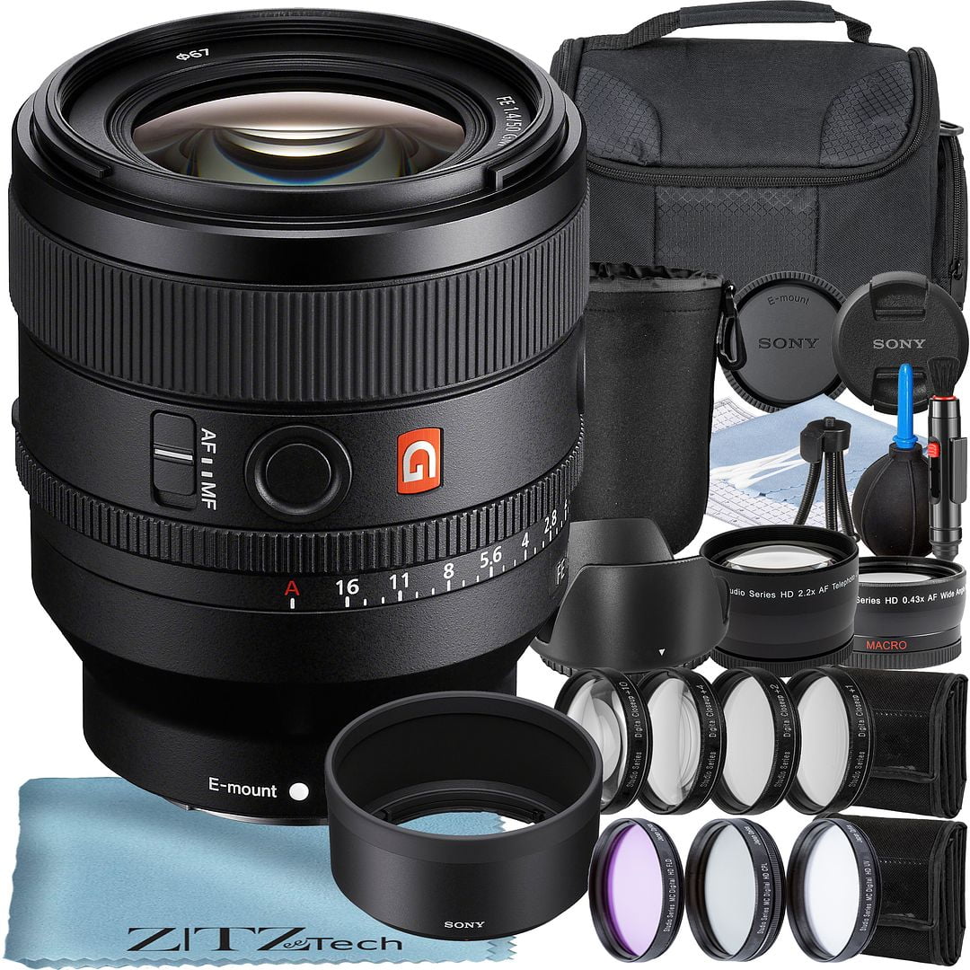 Sony FE 50mm f/1.4 GM Lens with Wide angle + Filter Kit + ZeeTech ...