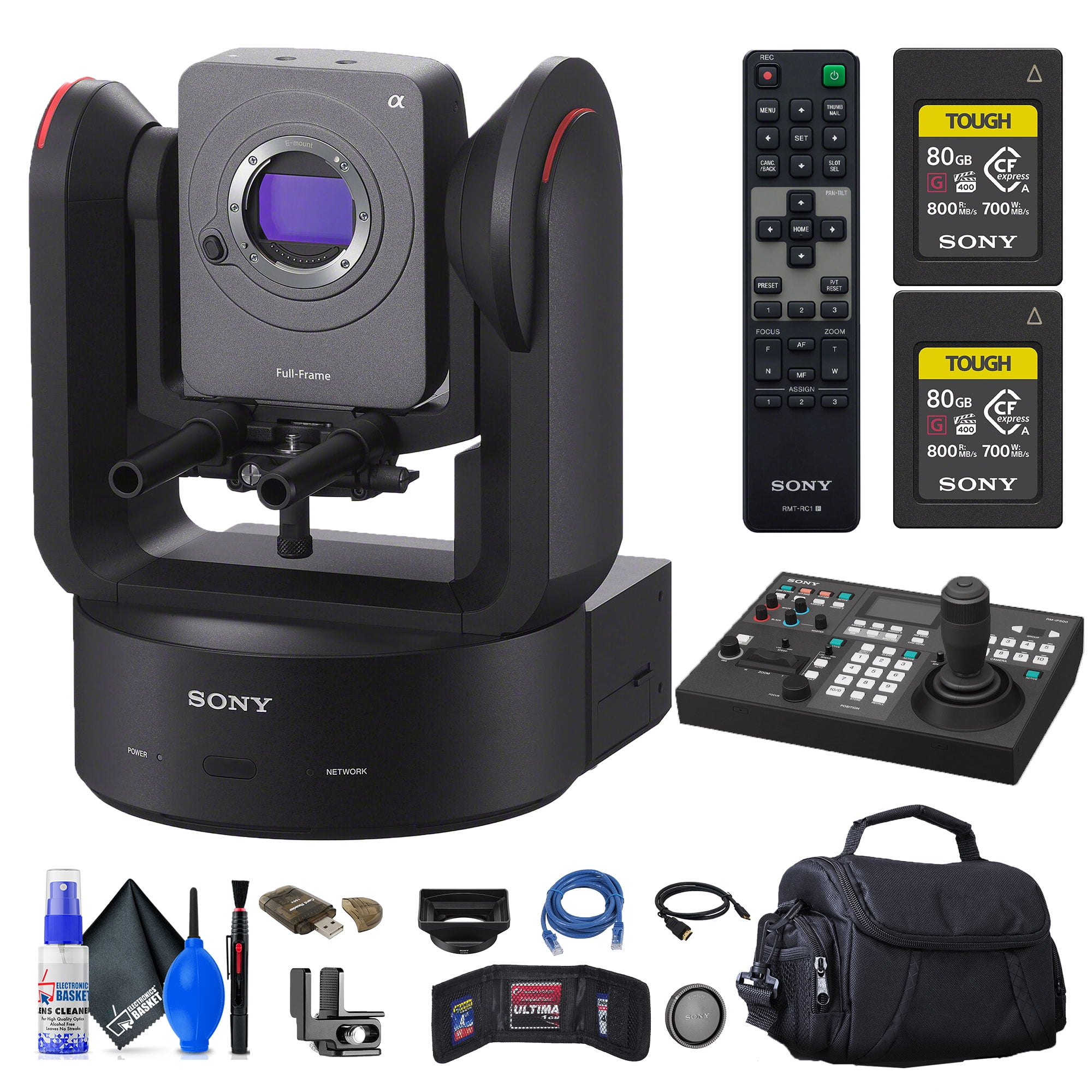 Sony FR7 Cinema Line PTZ Camera (ILME-FR7) + Sony RM-IP500/1 ...