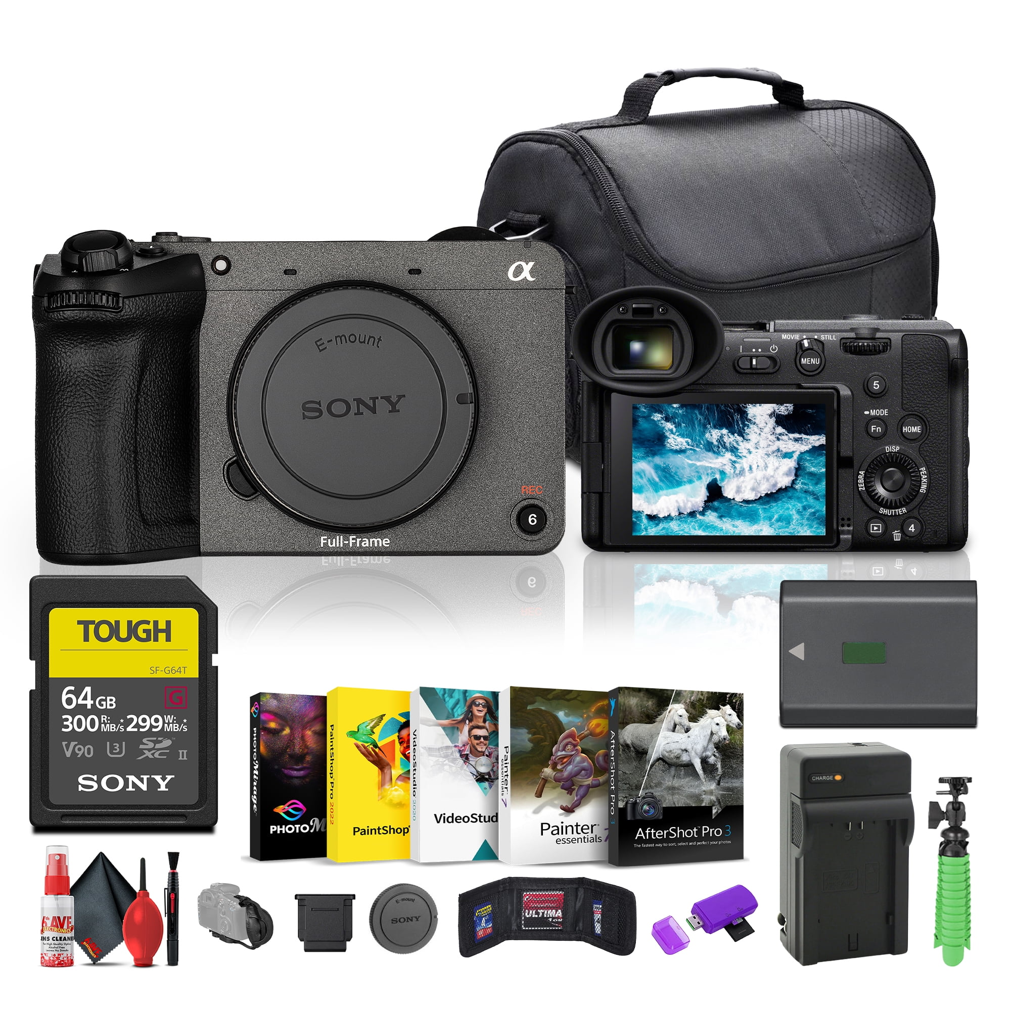 Sony FX2 Full-Frame Digital Cinema Camera Bundle + 64GB Card and ...
