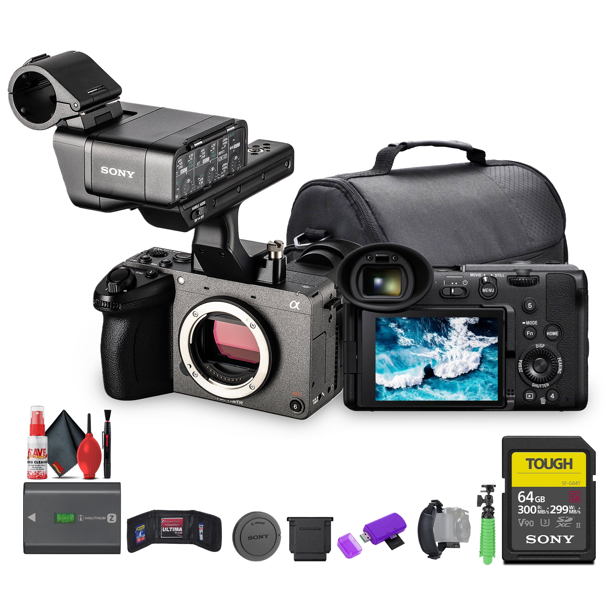 Sony FX2 Full-Frame Digital Cinema Camera w/ XLR Handle | 33MP Sensor and AI Autofocus| Full ...