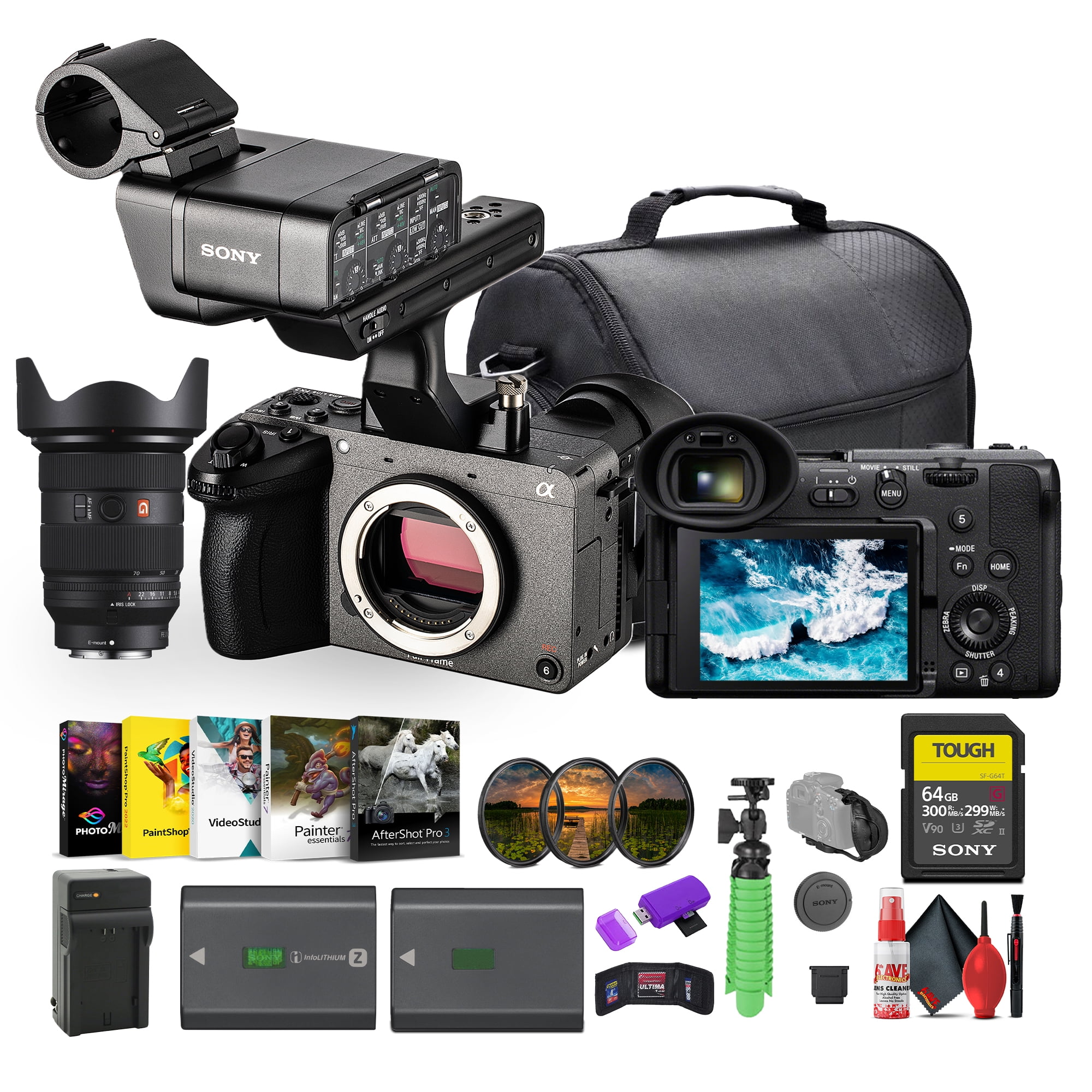 Sony FX2 Full-Frame Digital Cinema Camera with XLR Handle and FE 24 ...