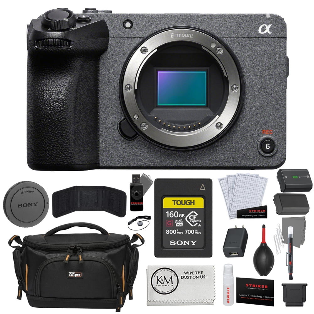 Sony FX30 Digital Cinema Camera Bundle with 160GB TOUGH Memory Card ...