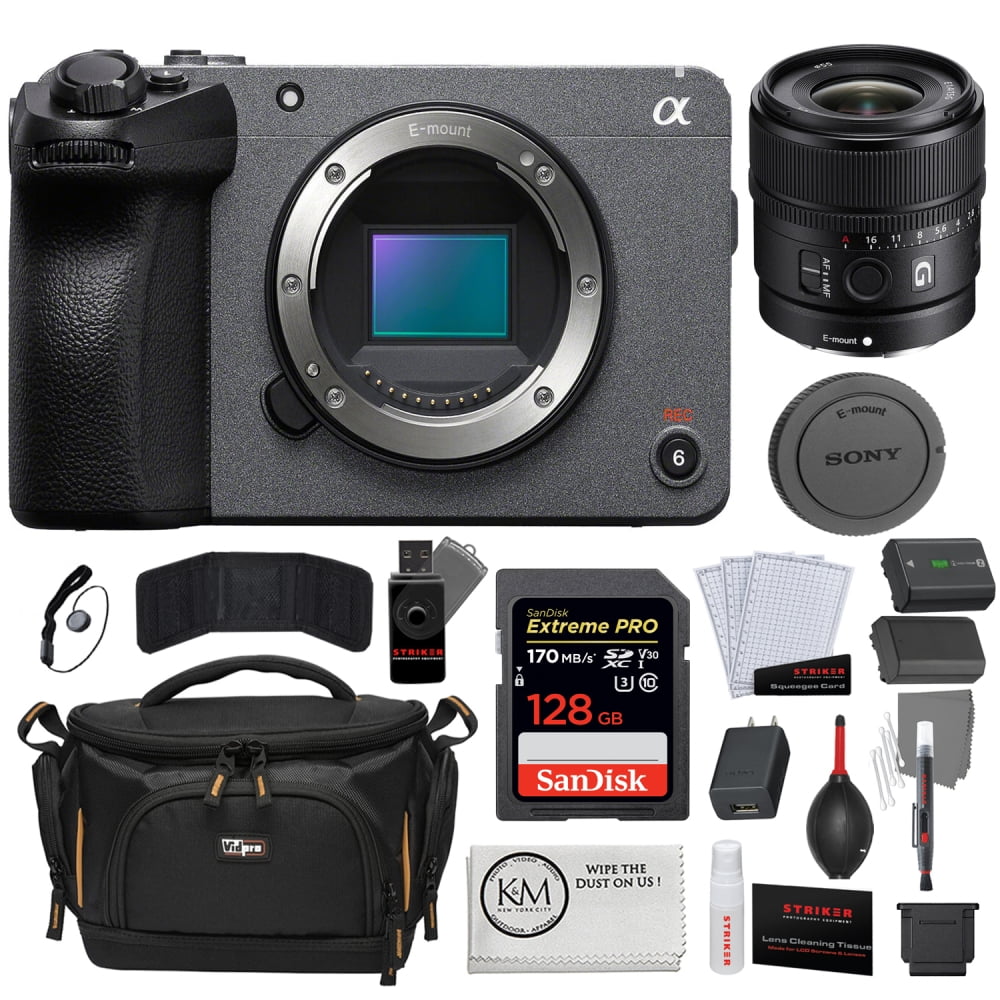Sony FX30 Digital Cinema Camera Bundle with Sony E 15mm f/1.4 G Lens ...