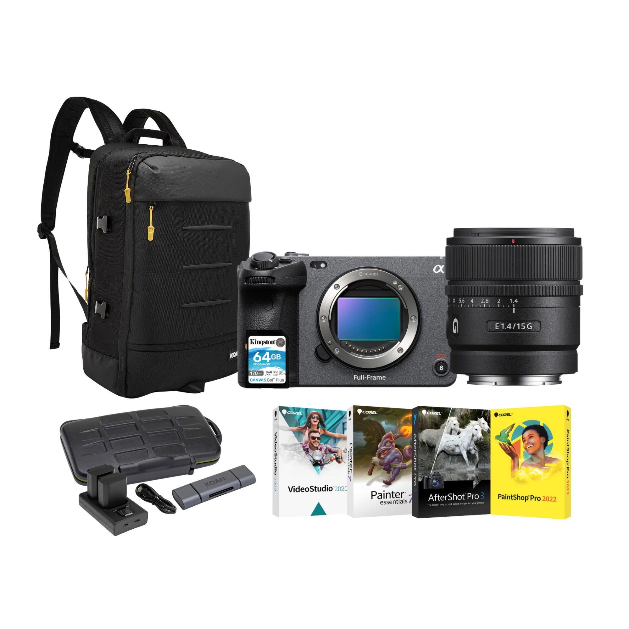 Sony FX30 Mirrorless Camera Camera Bundle with E 15mm f/1.4 G Lens ...