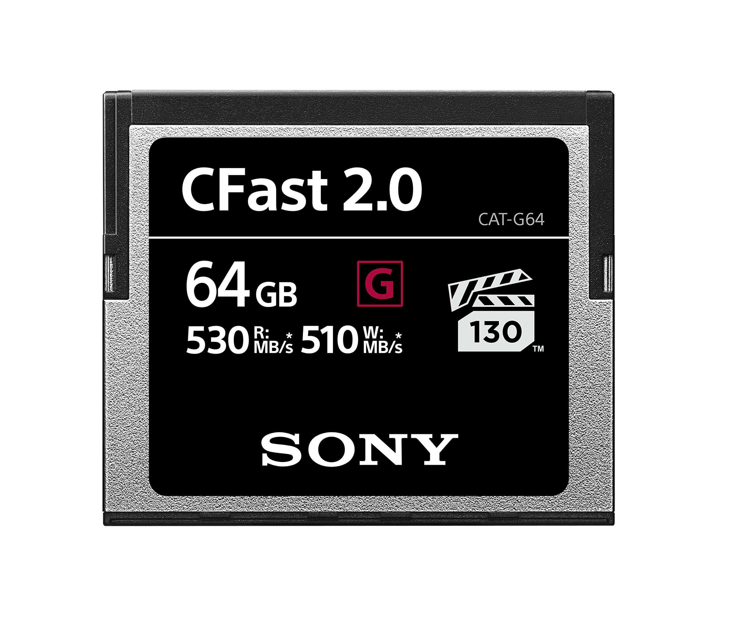 Sony G-Series CAT-G64 - Flash memory card - 64 GB - CFast 2.0 - Walmart Business Supplies