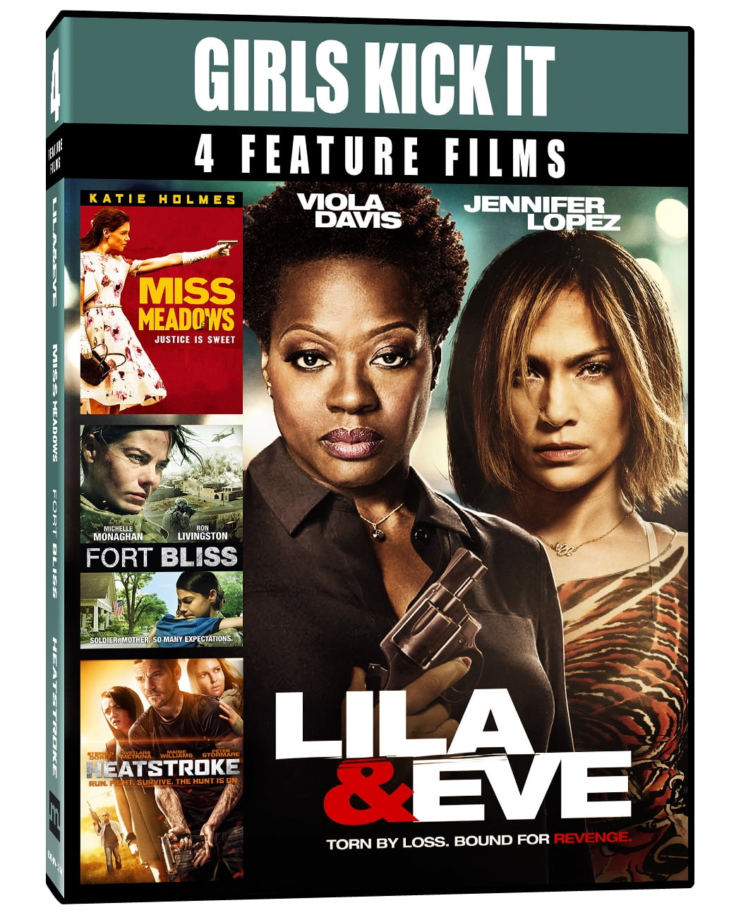 Pre-Owned Sony Girls Kick It! Quad Dvd Qf Ws - Walmart.com