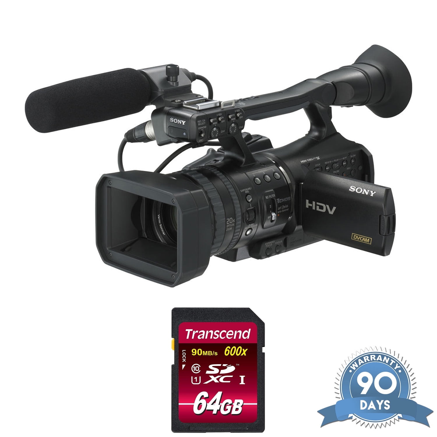 Sony HVR-V1U Digital Camcorder, 3.5" LCD Screen, 1/4" CMOS, DV ...