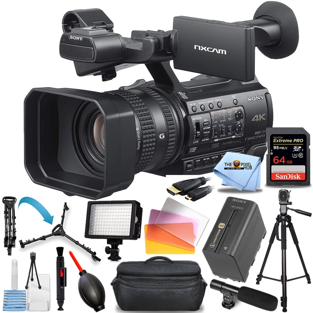 Sony HXR-NX200 HXR-NX200P 4K Professional PAL Camcorder - Pro Bundle ...