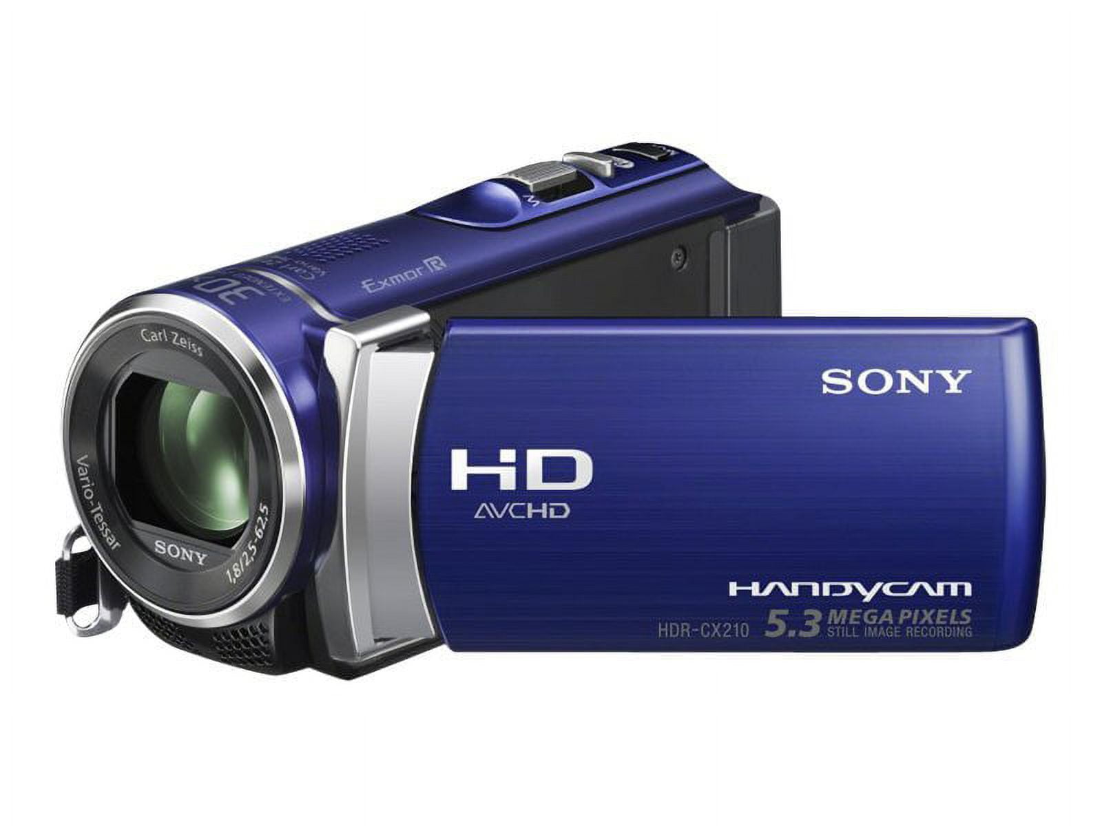 Sony Handycam HDR-CX210 - Camcorder - 1080i - 1.5 MP - 25x optical zoom ...