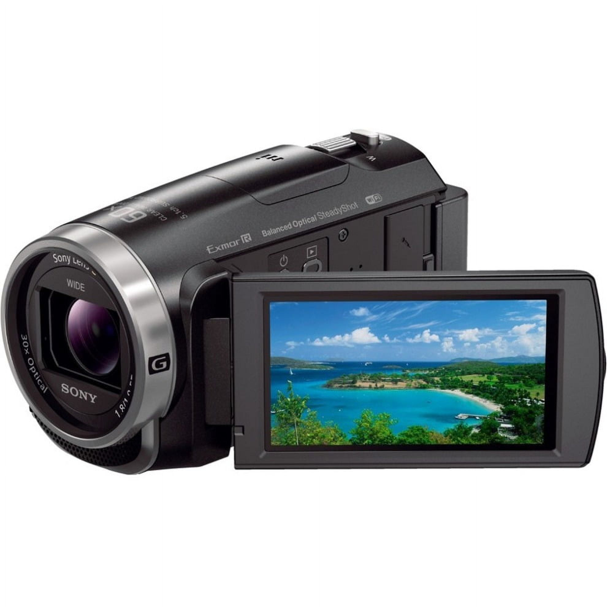 Sony Handycam HDR-CX675 Digital Camcorder, 3" LCD Touchscreen, Exmor R ...