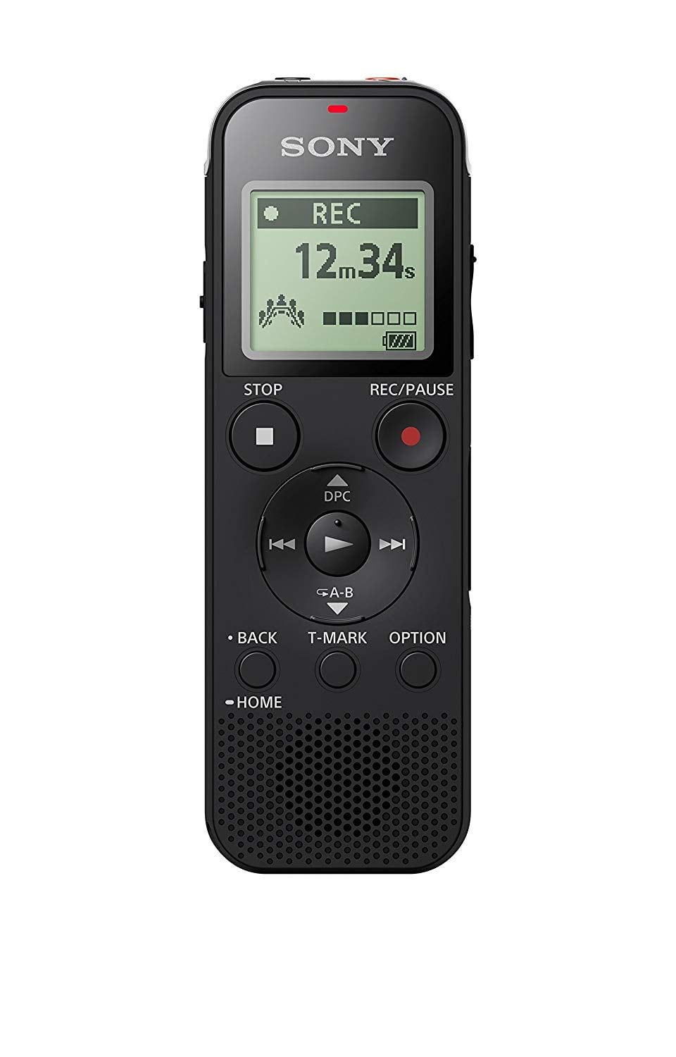 Redtag Camera Sony ICD-PX470 4GB Voice Recorder, USB, Black, WAV & MP3 ...