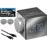 Sony ICF-C1PJ Alarm Clock with AM/FM Radio, Time Projection, Nature ...