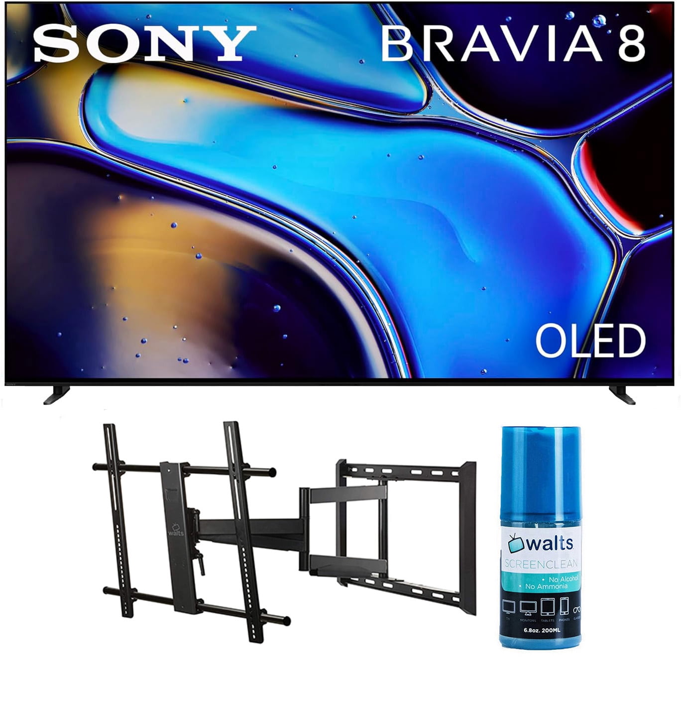 Sony K65XR80 65 Inch IMAX Enhanced Bravia OLED 4K HDR Google TV with a Walts TV Large/Extra ...