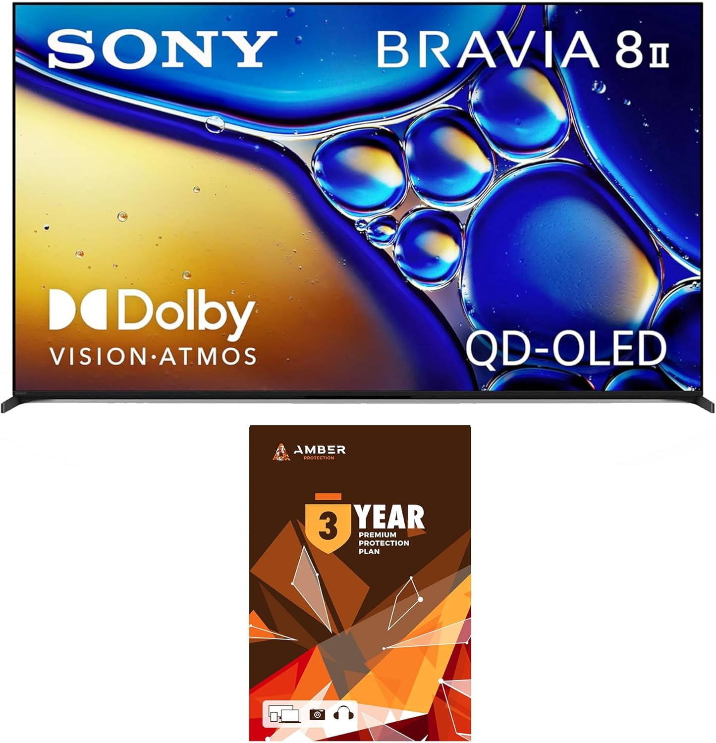 Sony K65XR80M2 65 Inch Bravia 8 QD-OLED 4K HDR Google TV with Quantum ...