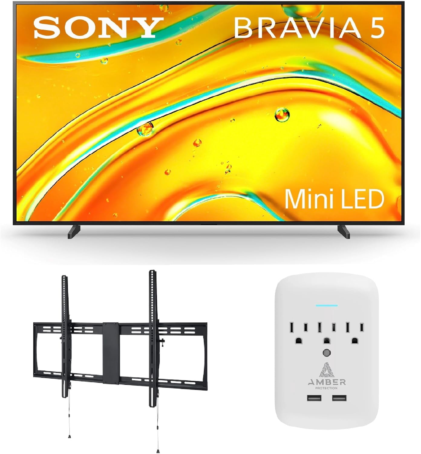 Sony K98XR50 98 Inch Bravia Mini LED 4K HDR Google TV with a Walts XXL ...