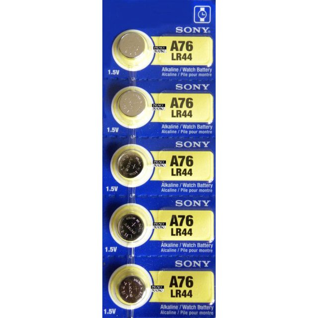 Sony LR44 - A76 Alkaline Button Battery 1.5V - 20 Pack - FREE SHIPPING - Walmart.com