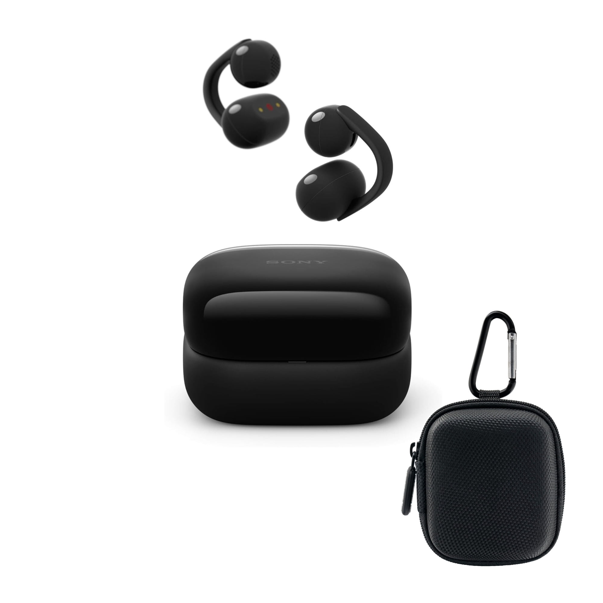Sony LinkBuds Clip Open-Ear Truly Wireless Earbuds with Earbud Case ...
