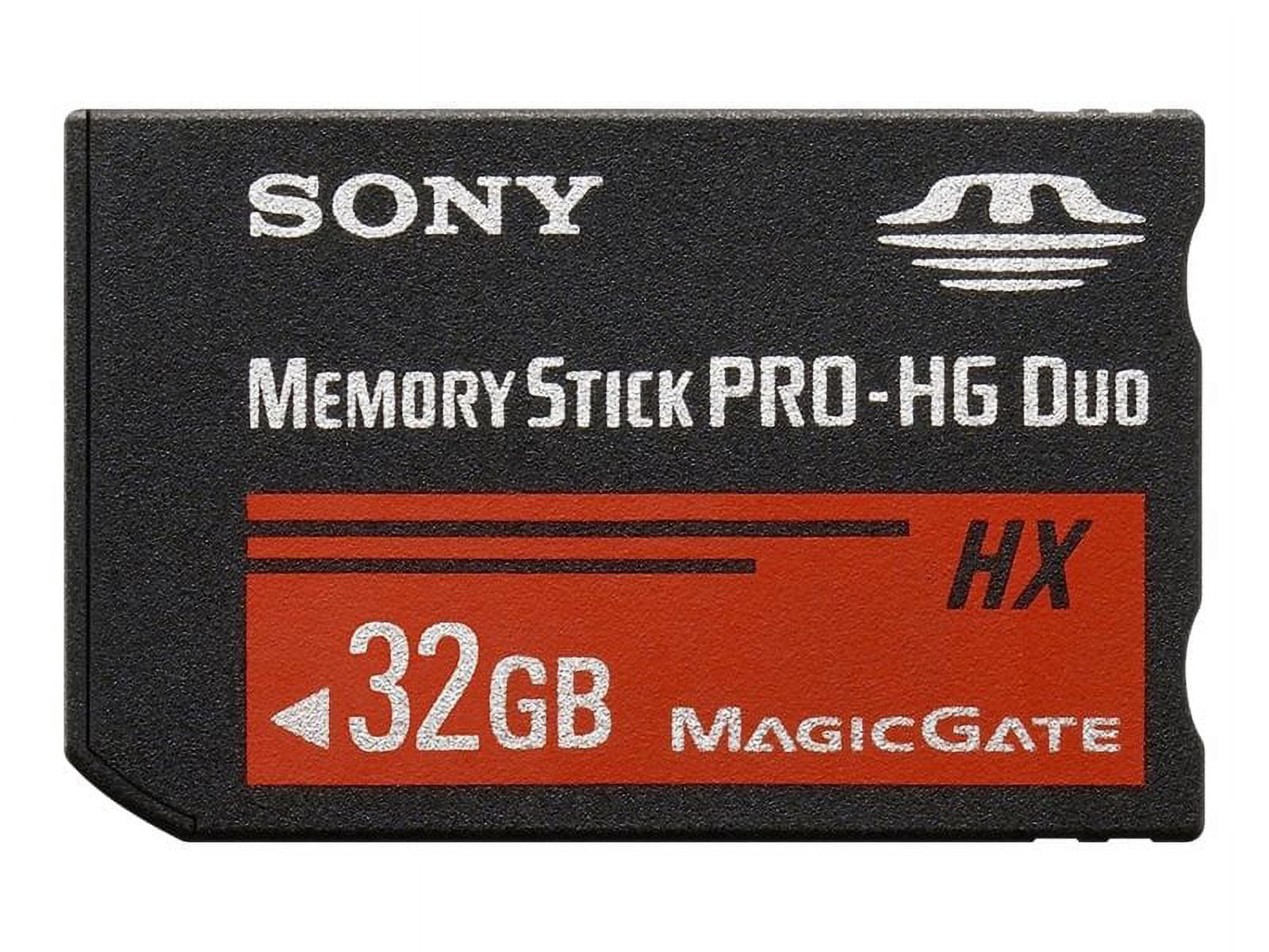 Sony MSHX32B - Flash memory card - 32 GB - Memory Stick PRO-HG Duo HX ...