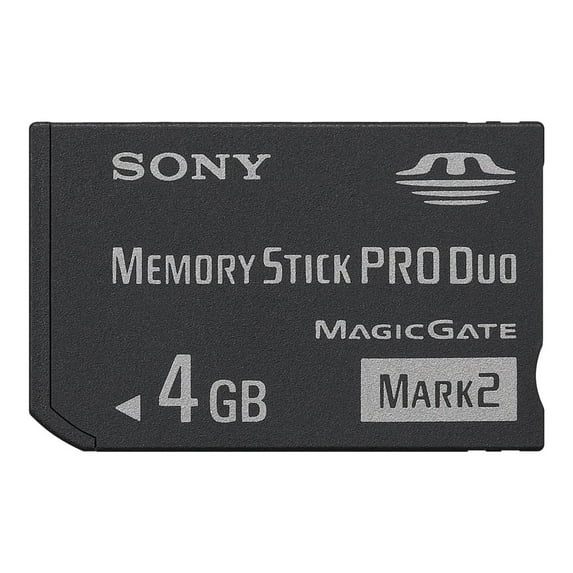 Sony MSMT4G/TQM - Flash memory card - 4 GB - Memory Stick PRO Duo Mark2 ...
