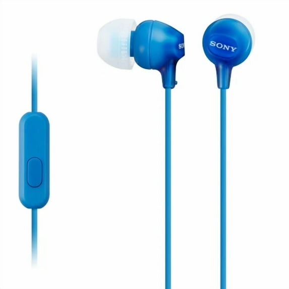 Sony Mdr-Ex14Ap Wired In-Ear Sports Headset - Blue - Walmart.com