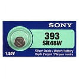 Sony Murata 309/393 - SR48 Silver Oxide Button Battery 1.55V - 25 Pack ...