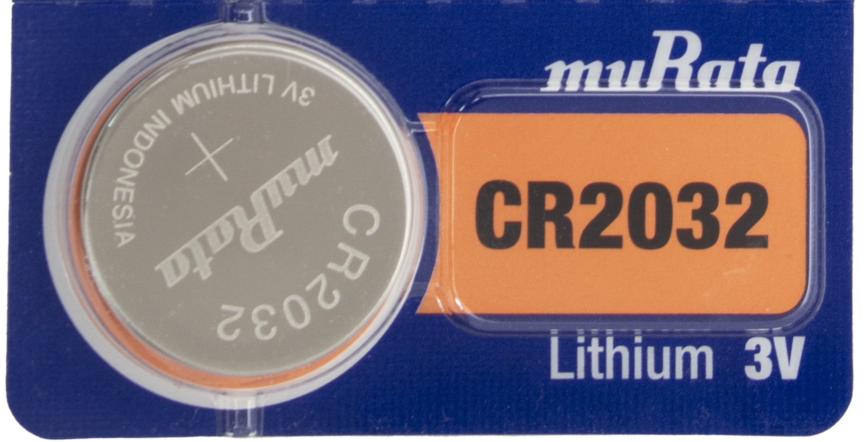 Sony Murata CR2032 3V Lithium Coin Battery - 1 Pack + - Walmart.com