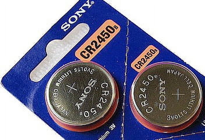 Sony Murata CR2450 3V Lithium Coin Battery - 2 Pack + 30% Off ...