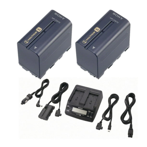 Sony NP-F970 Rechargeable Battery Info Lithium L (2-pack) with Charger ...