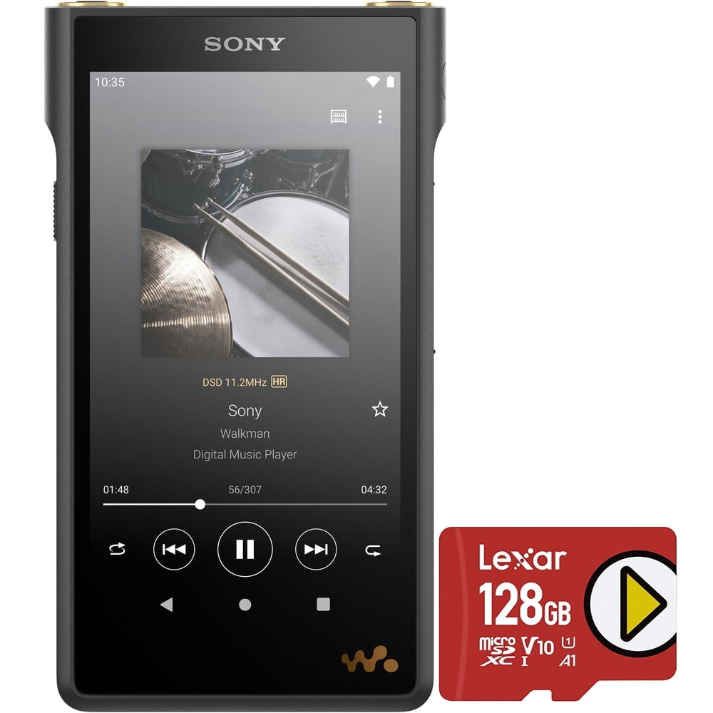 Sony NWWM1AM2 Walkman High Resolution Digital Music Player Black Bundle ...
