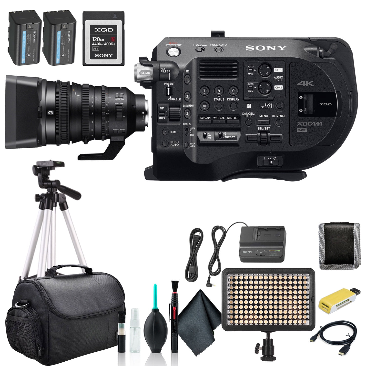 Sony PXW-FS7M2 4K XDCAM Super 35 Camcorder Kit with 18-110mm Zoom Lens ...
