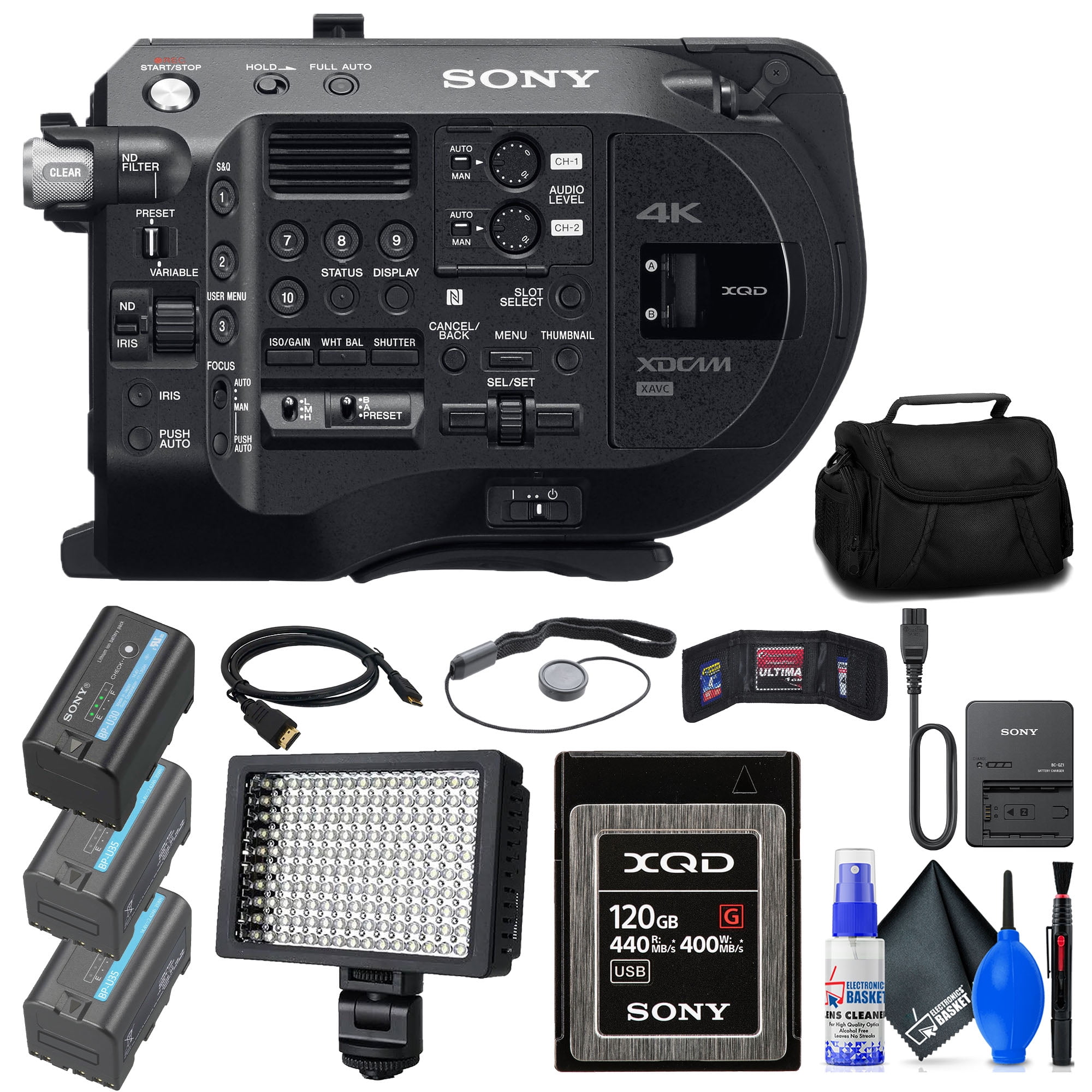 Sony PXW-FS7M2 XDCAM Super 35 Camera System + 120GB Card + 2 x ...
