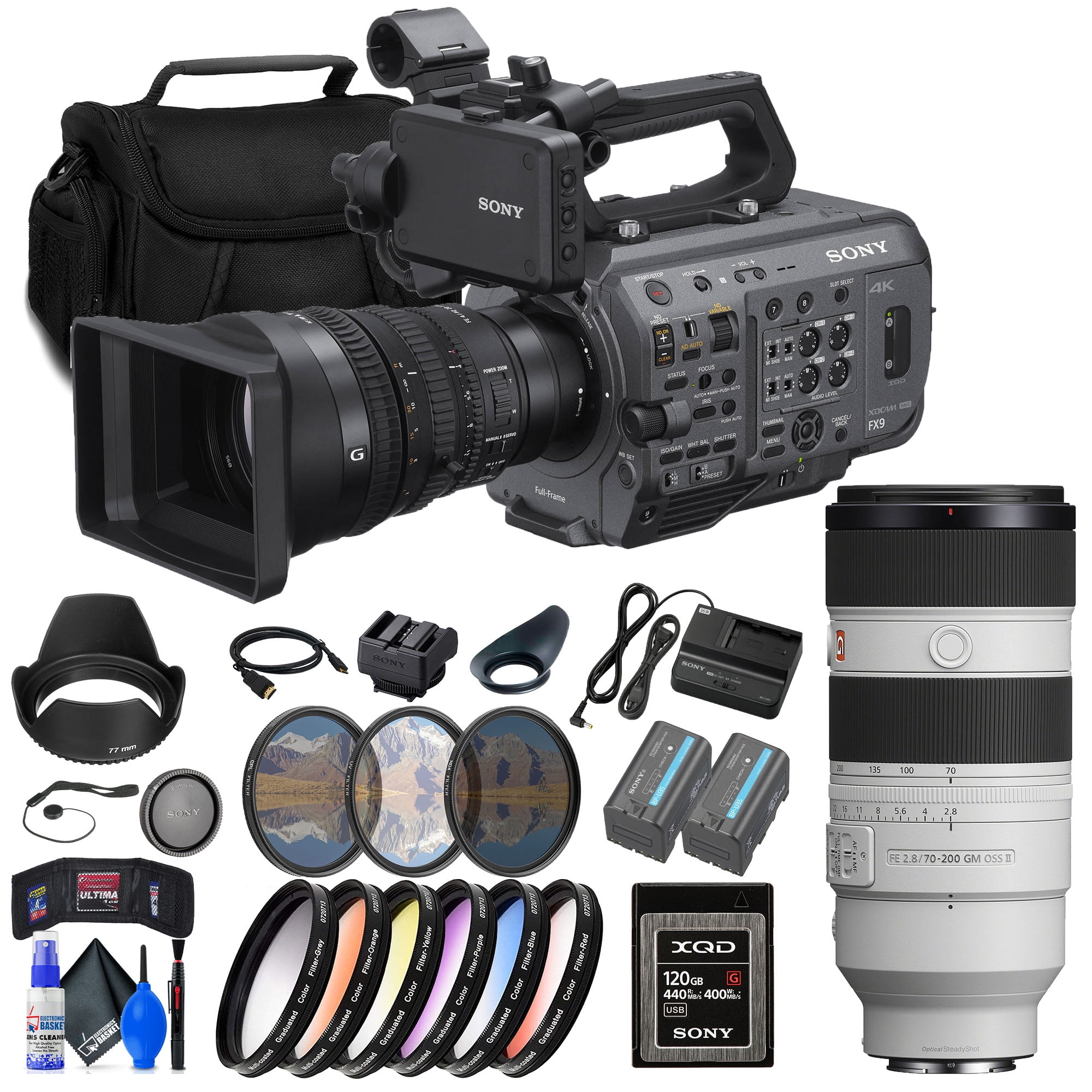 Sony PXW-FX9K XDCAM 6K Full-Frame Digital Video Camera with 28-135mm ...