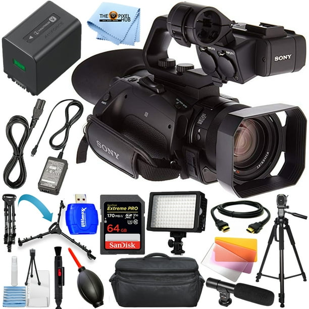 Sony PXW-Z90V 4K HDR XDCAM with Fast Hybrid AF + 64GB + LED Light Bundle - Walmart.com