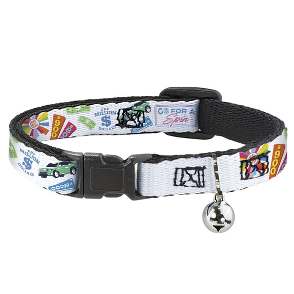 Sony Pictures Cat Collar, Breakaway Collar with Bell, Wheel of Fortune ...