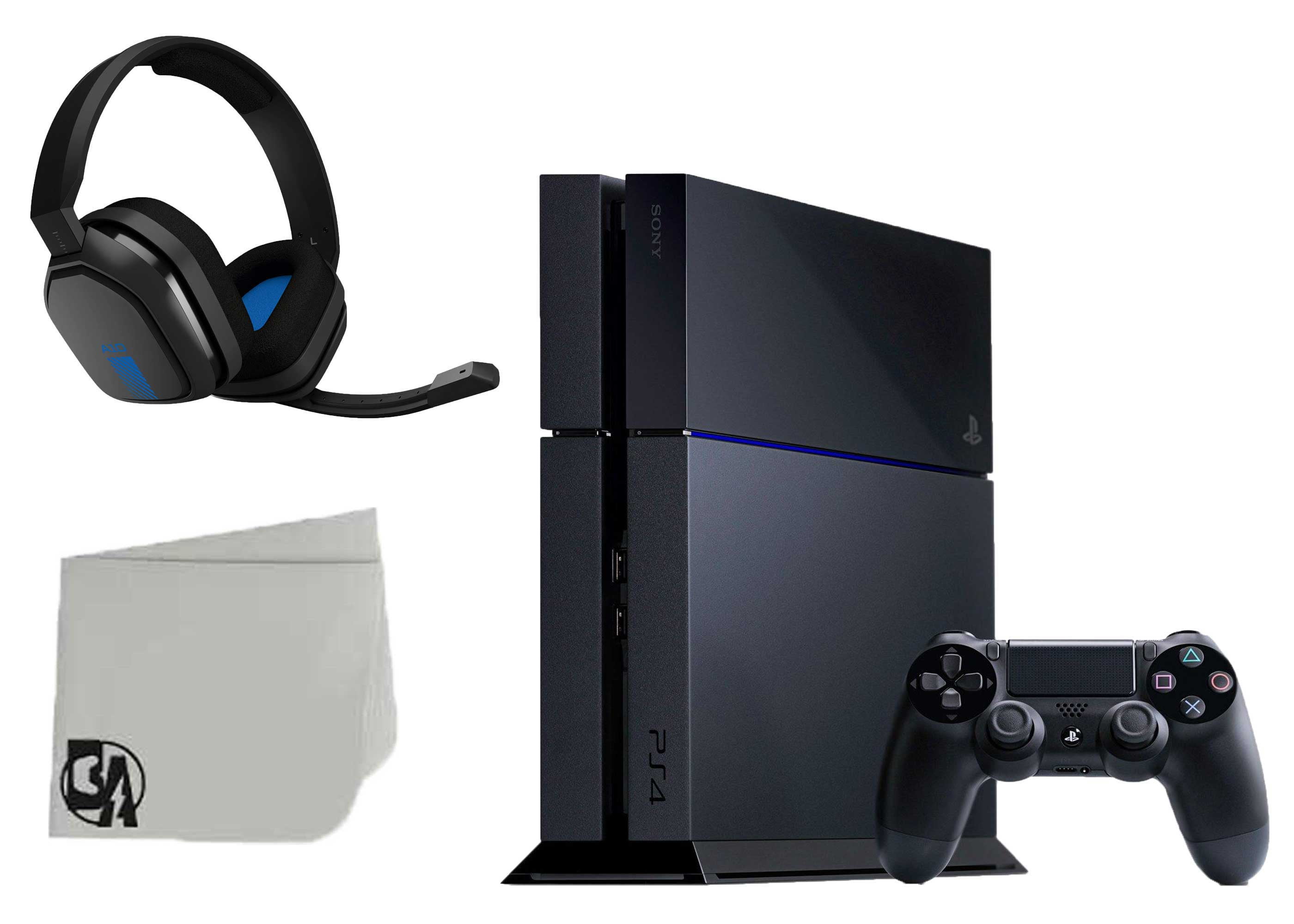 Sony PlayStation 4 500GB Gaming Console Black with Astro A10 Gaming ...