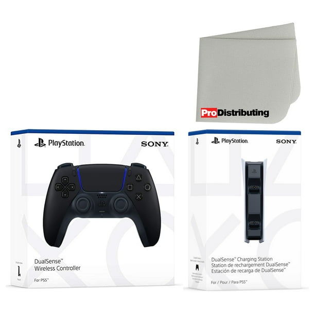 Sony PlayStation 5 Black DualSense Wireless Controller and Charging ...
